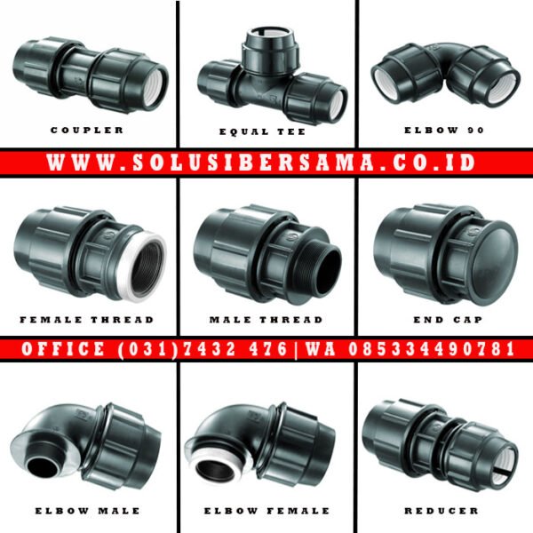 ada yang disebut sebagai Pipe Fitting atau sambungan pipa.