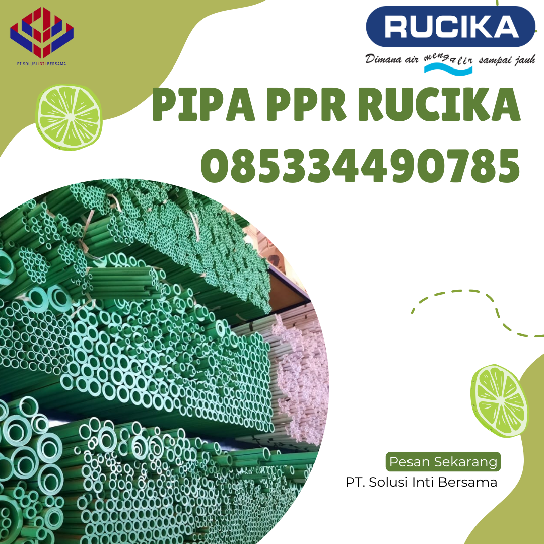 Distributor Pipa PPR Rucika Kota Batu - PT Solusi Inti Bersama