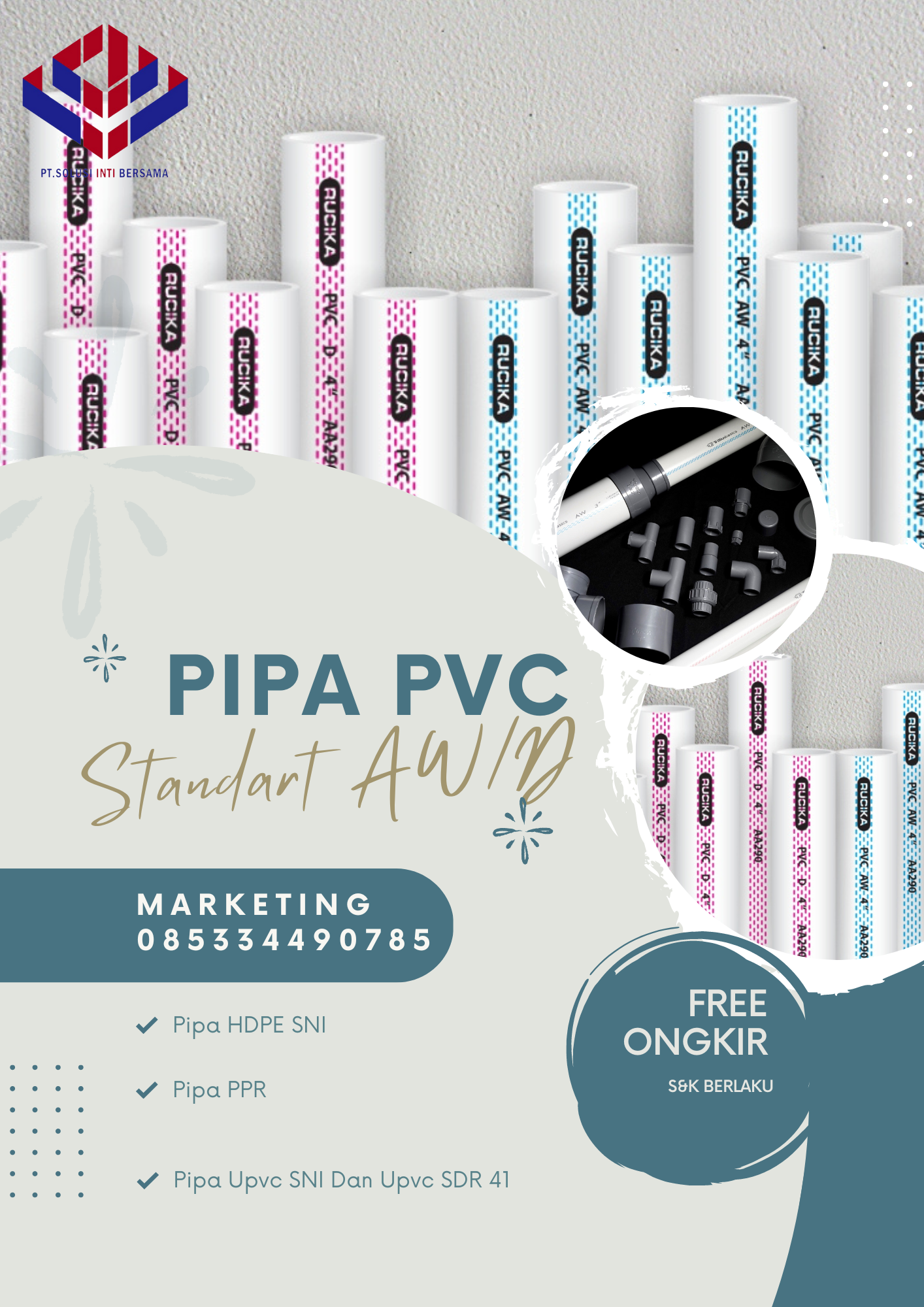 Teknologi Pelapisan Pipa PVC Rucika yang Inovatif - PT Solusi Inti Bersama