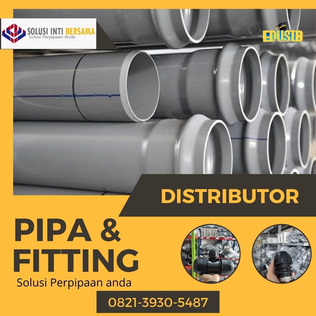 JUAL PIPA PVC SNI TRILLIUN 2025 LAMPUNG - PT Solusi Inti Bersama